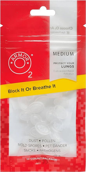 O2 Armor Nose Filters
