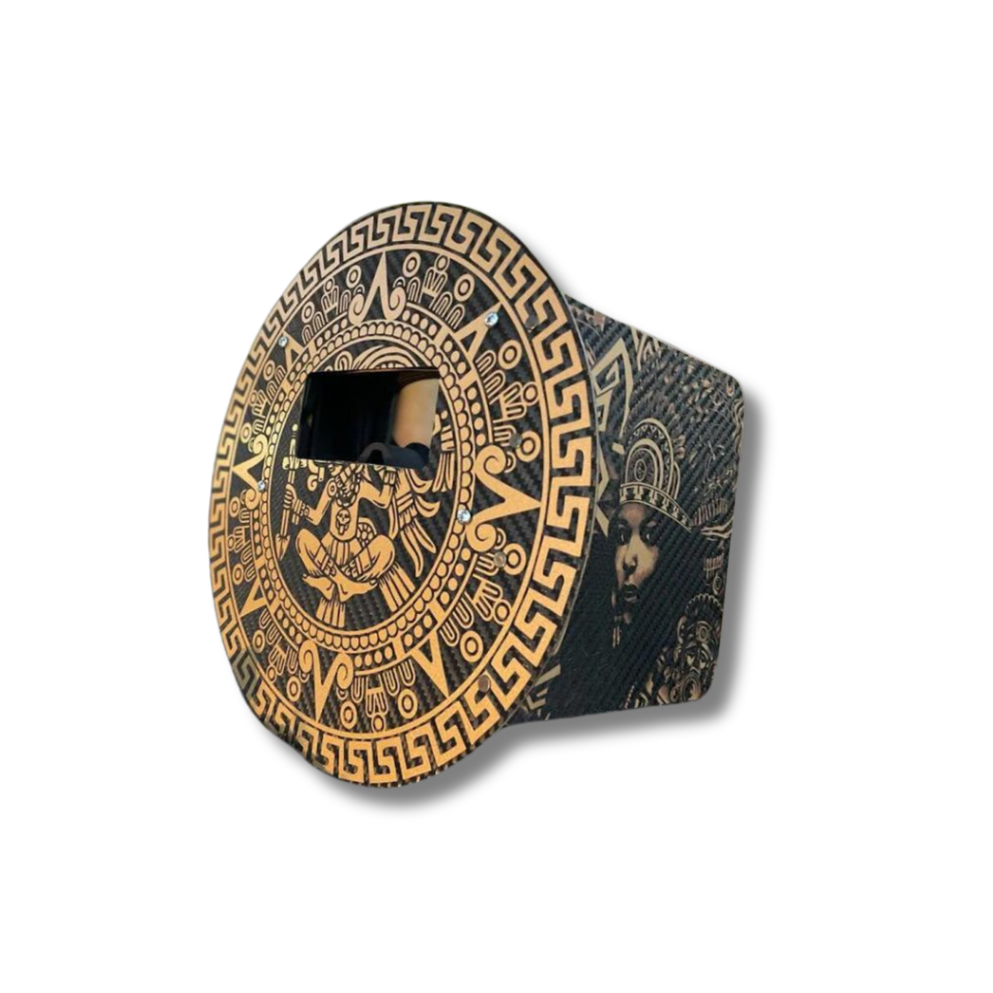 Outlaw Leather - Pancake Welding Hood - Azteca