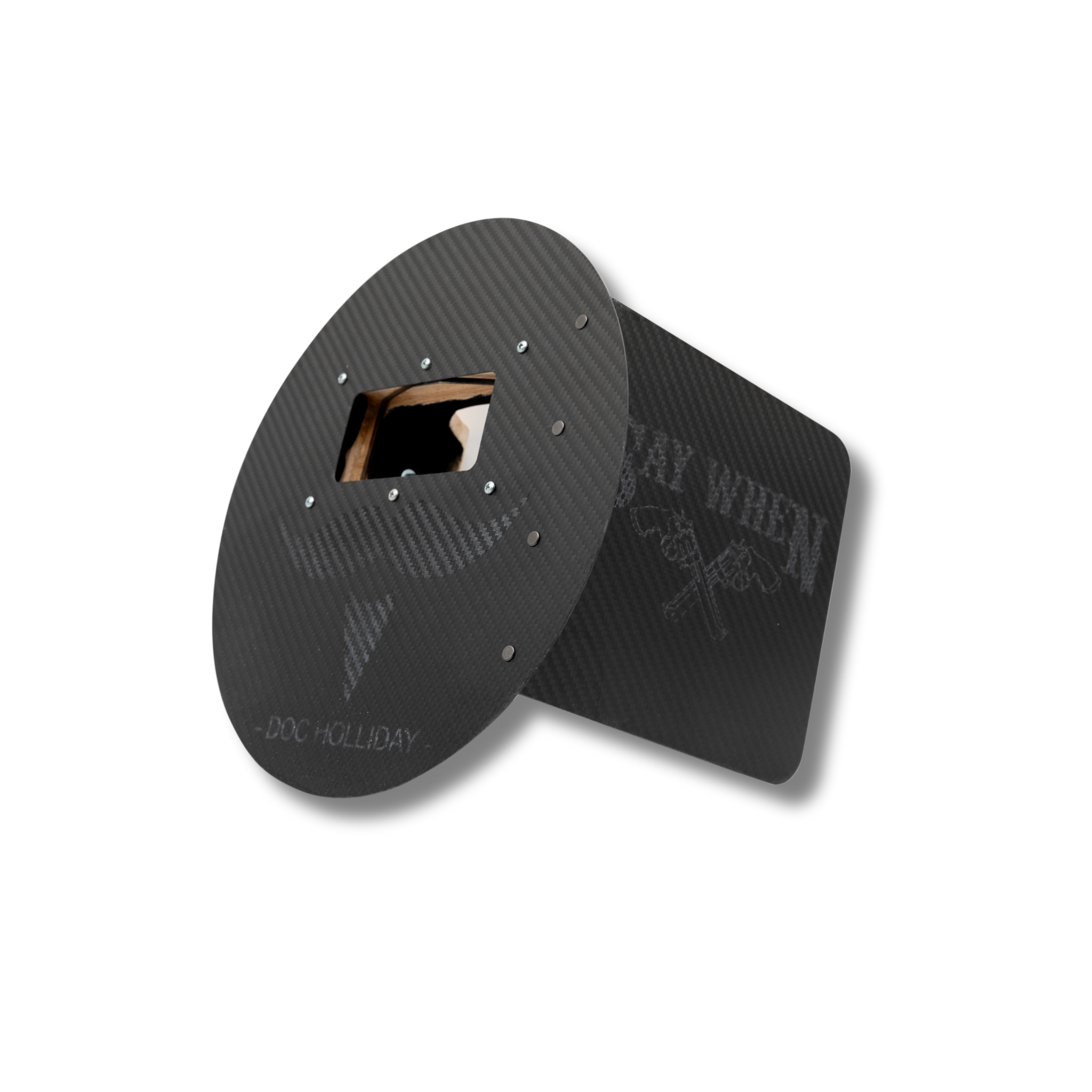 Outlaw Leather - Pancake Welding Hood - Classic USA