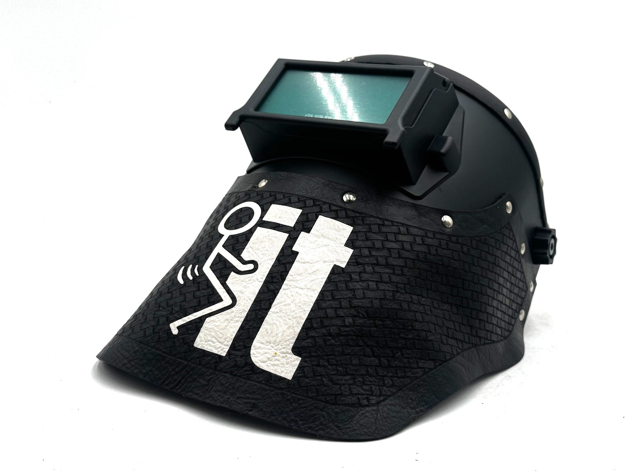IN STOCK 2*** Outlaw Leather - WELDING HOOD - F** IT